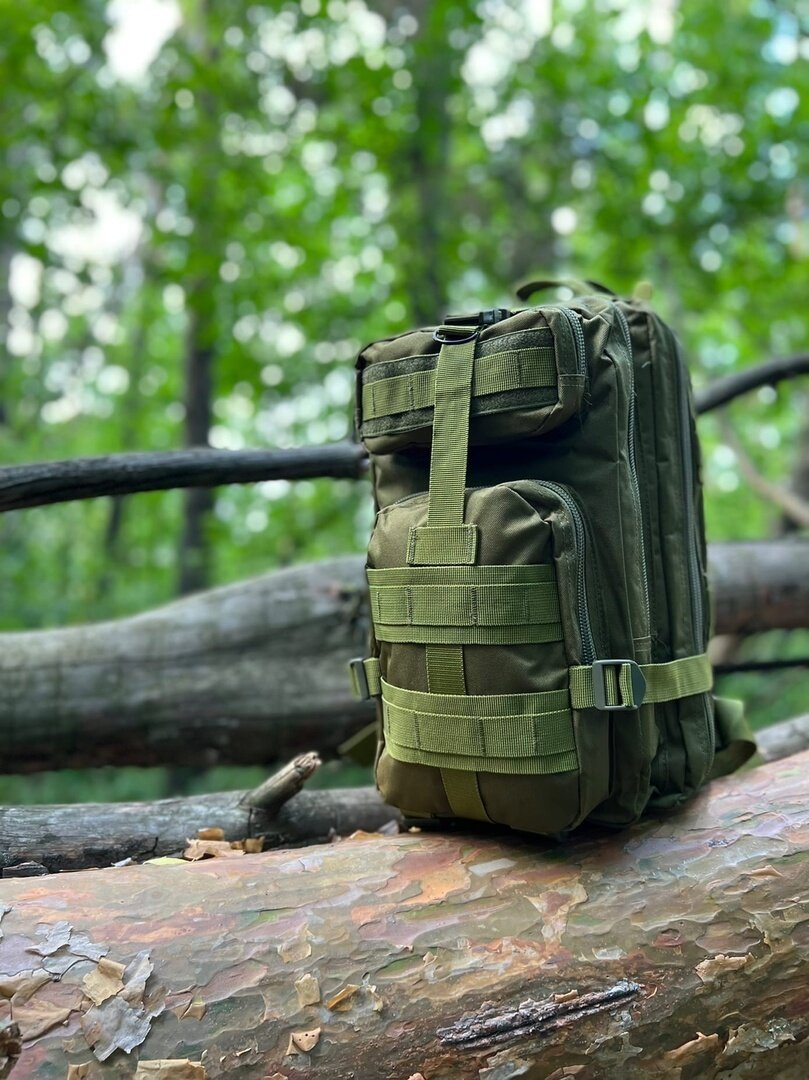 Рюкзак Тактический Scout, Tactica 7.62, 20 л цвет Олива (Olive)-JIANG