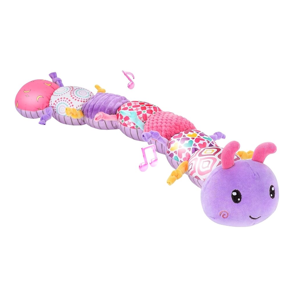 Музыкальная линейка высоты гусеницы baby ringing paper BB называется Плюшевой игрушкой-Фиолетовый