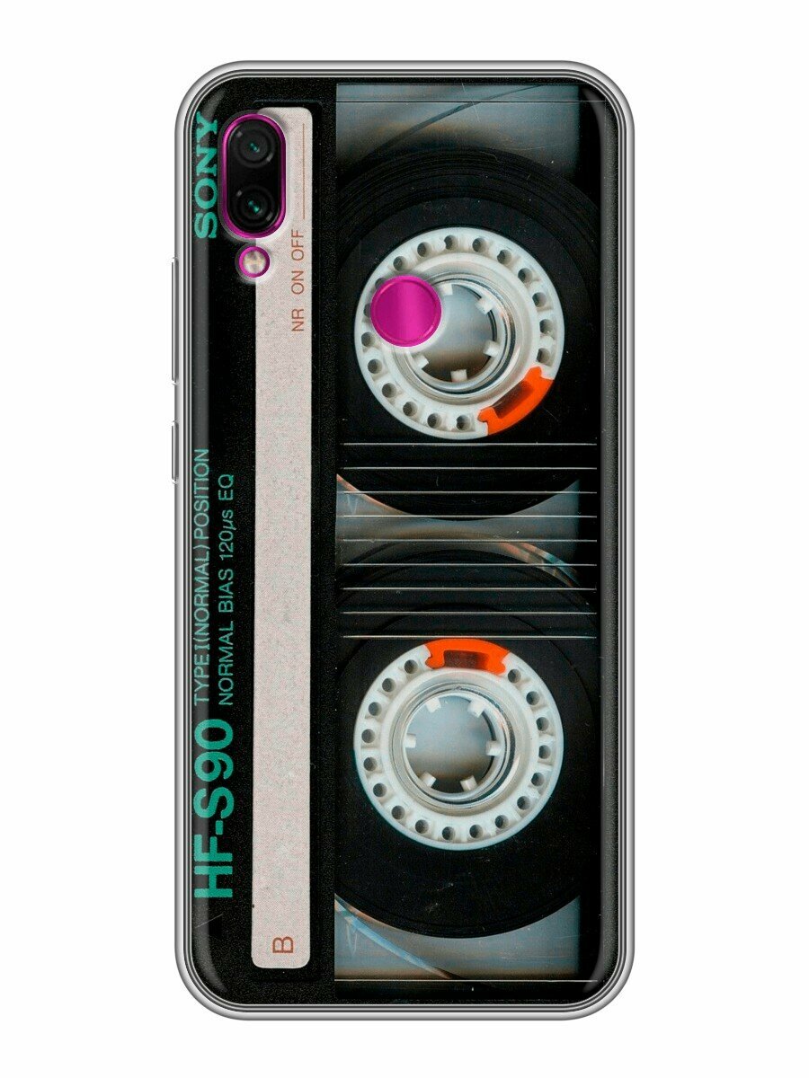 Чехол для Xiaomi RedMi Note 7 с принтом Кассета ретро (Сяоми Редми Ноут 7)