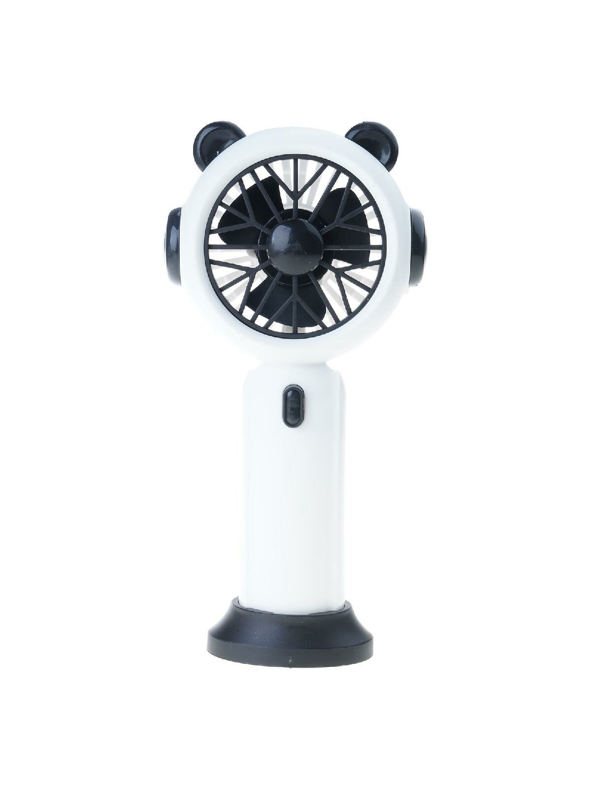 Portable USB Mini Handheld Fan AA Battery Operated 3 Speed Desktop Fan for Travel Camping and Office