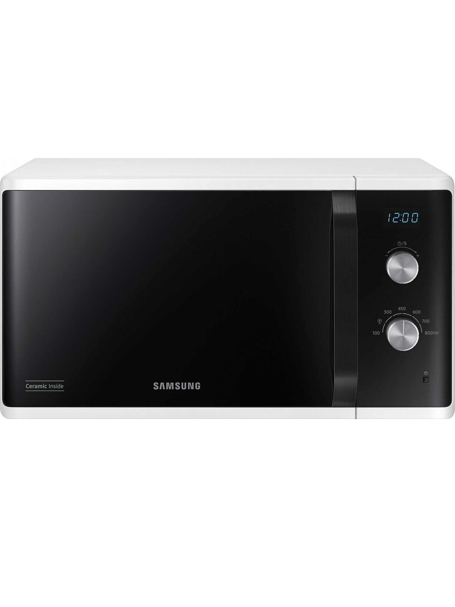 Микроволновая печь Samsung MS23K3614AW, соло, 800 Вт, 23л, белый