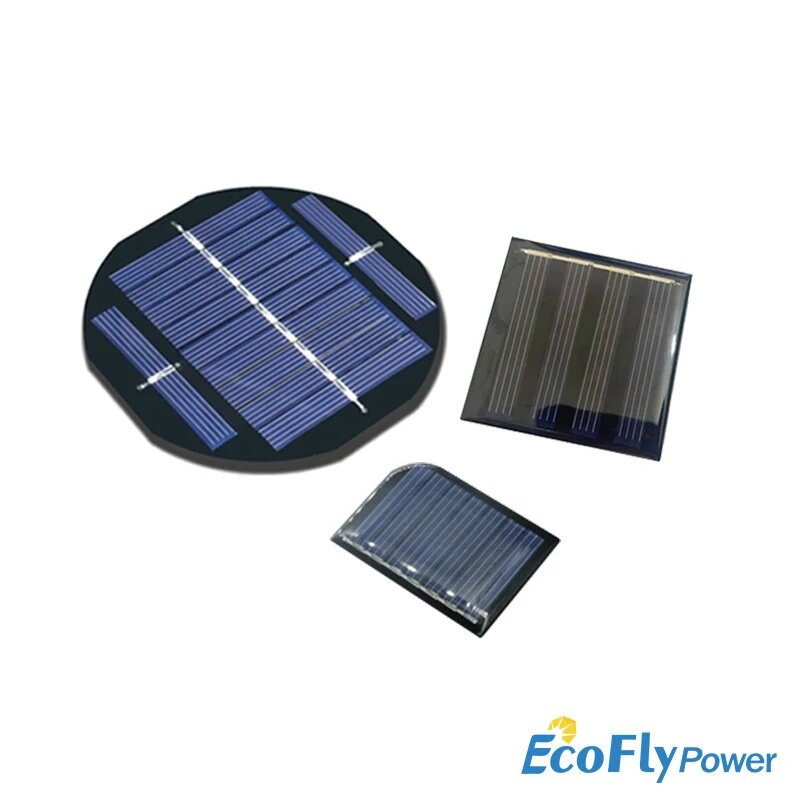 Мини-солнечная панель ecoflypower 5.5V 180mA 2R94mm