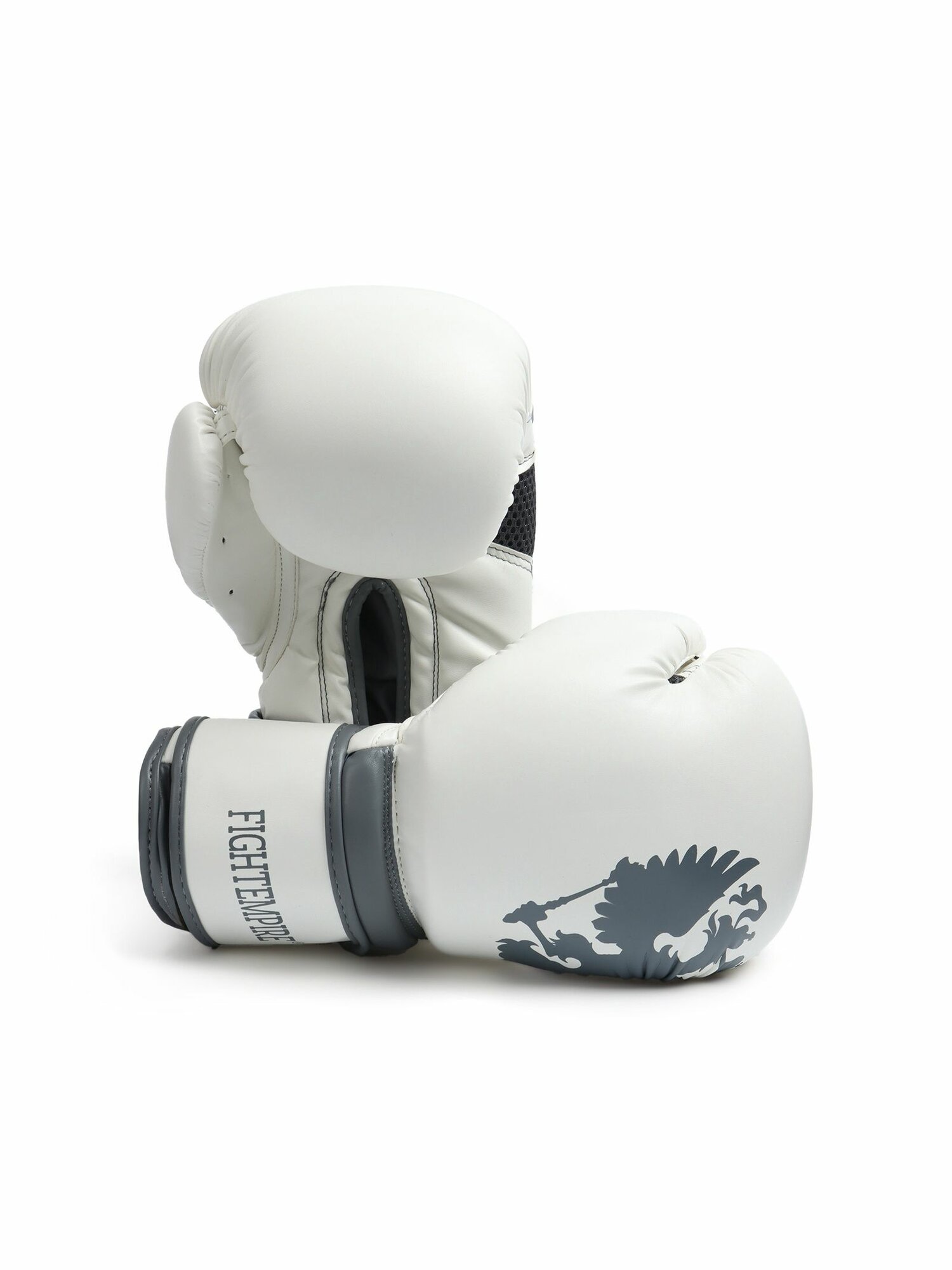 Перчатки боксерские FIGHT EMPIRE, размер 8 oz, белые