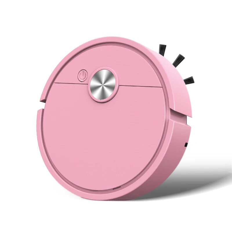 Робот-пылесос XMSJ 3 в 1 белый Розовый, Pink