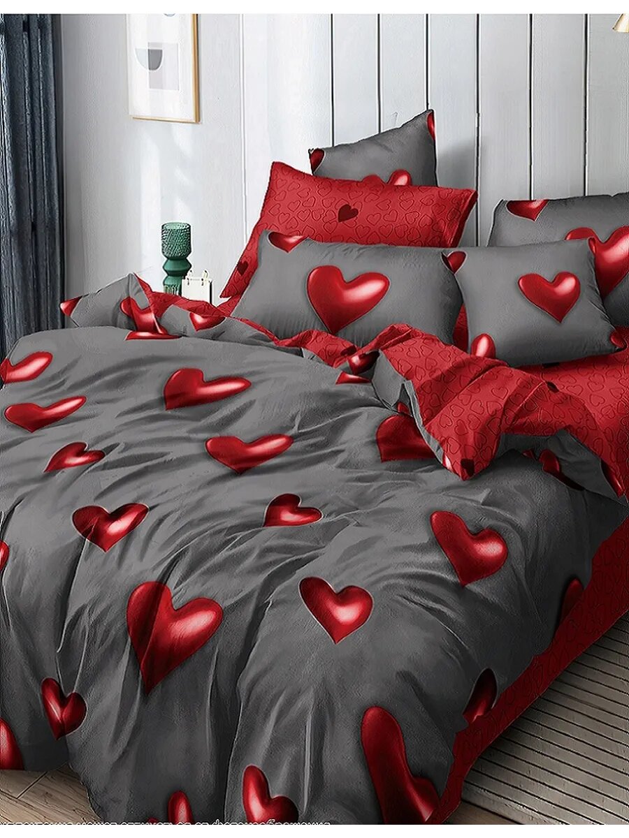 Комплект постельного белья 2 спальный Поплин