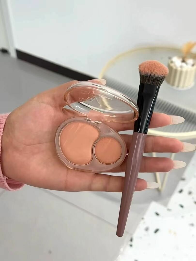 Flower Knows Blush Надутый фиолетовый матовый хайлайтер Единорог