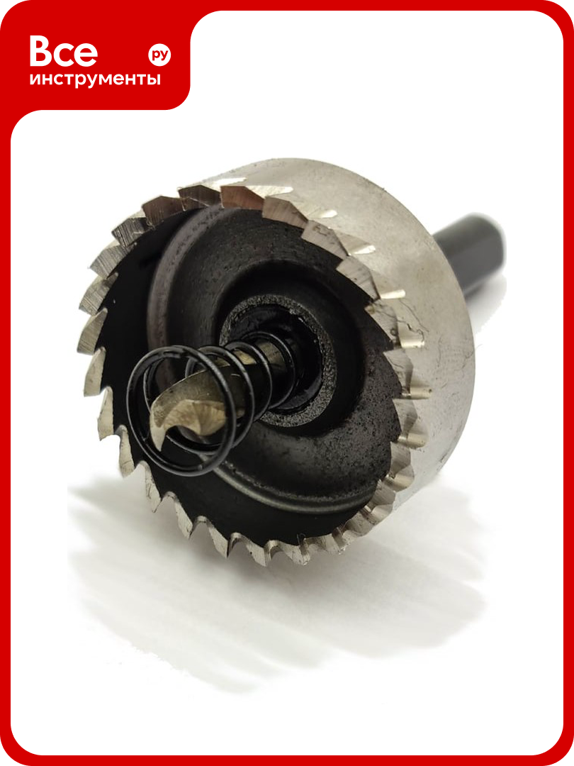 Стальная коронка по металлу HSS 25 мм Strong CTK-06300025 с центрирующим наконечником