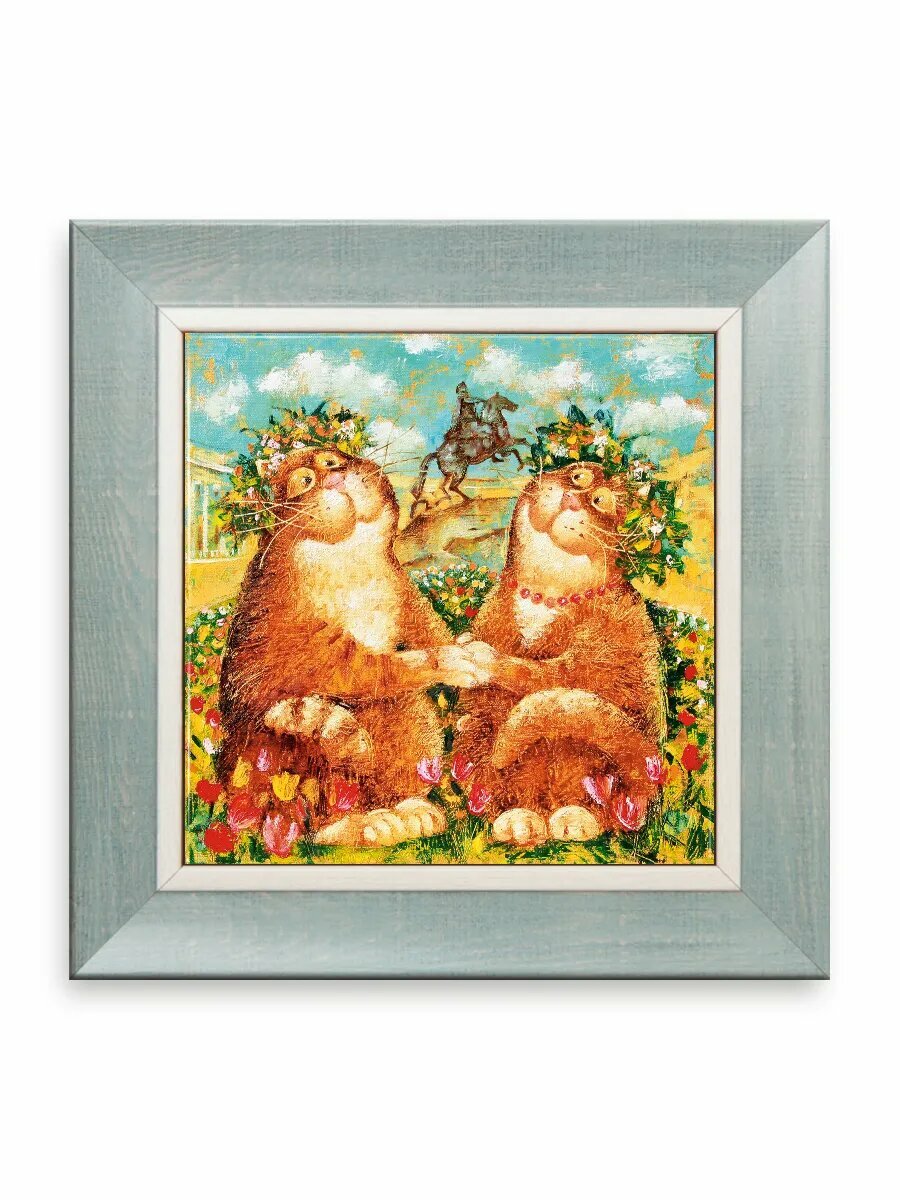 Картина на стену с Питерскими котами