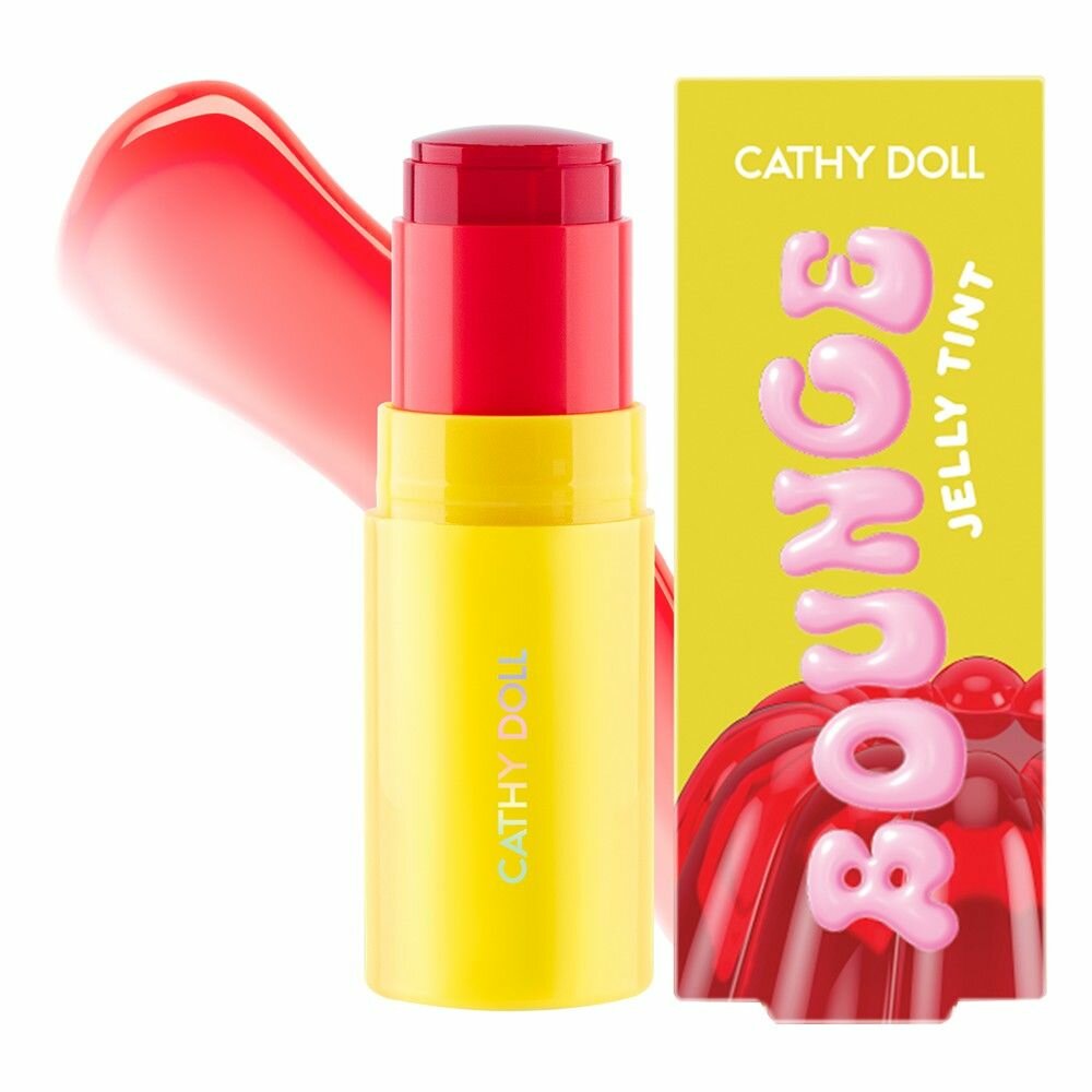 Cathy Doll Румяна-тинт для лица и губ #Red Gummy