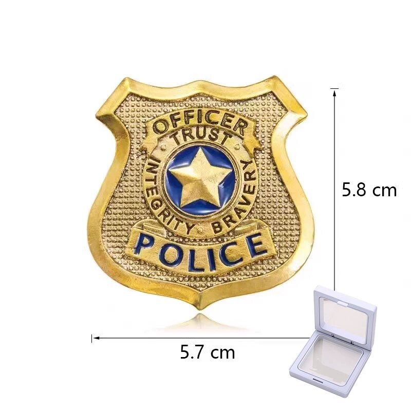 MINISO Джуди Фокс Ник Полицейская Брошь Безумный Кролик из Зверополиса Реквизит для мультфильмов Аксессуары Маленький Подарочный Значок