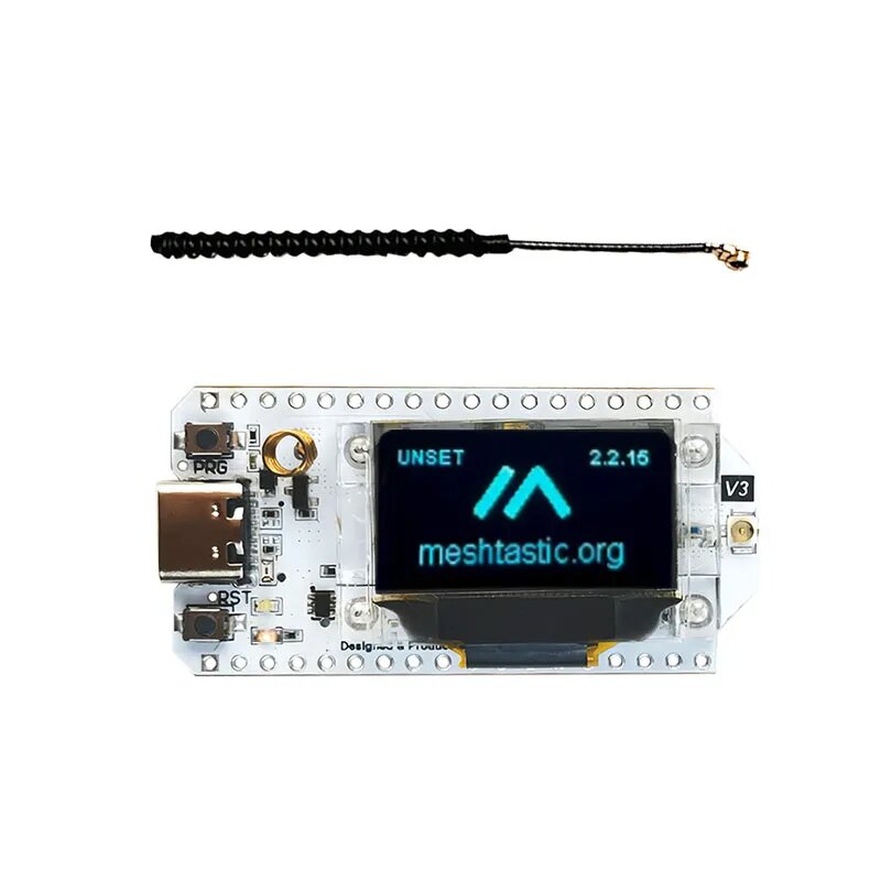 Heltec WiFi LoRa 32 V3 с корпусом, чипом SX1262 и ESP32-S3FN8 OLED, сетевой паяльник Meshtastic Mesh, поддержка Heltec v3, 868 Spring antenna