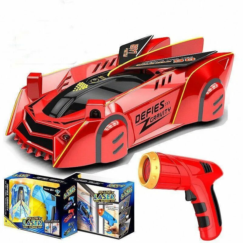 Машинка на пульте управления, антигравитационная, радиоуправляемая машина, ездит по стенам / Wall Climber / игрушка для мальчиков, для дрифта lianan