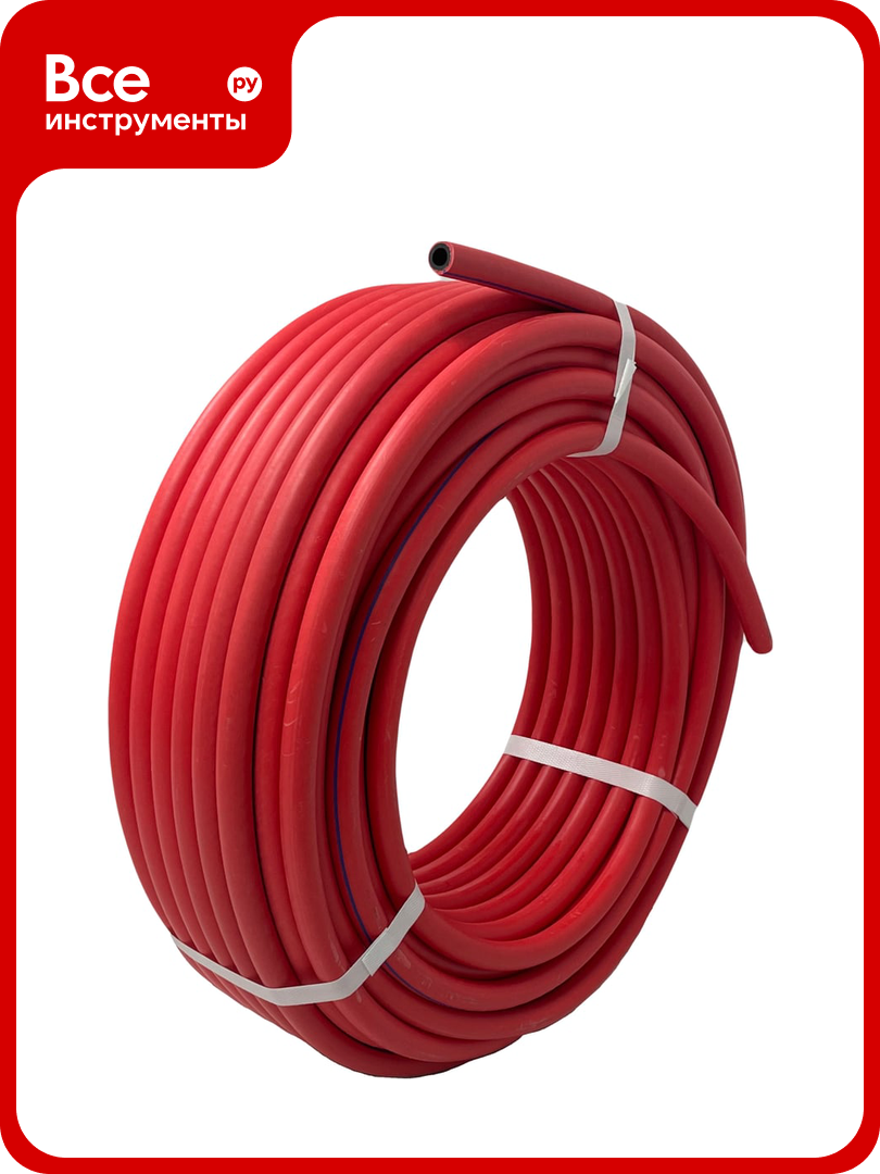 Рукав газовый ООО "КОМЕД" 1 класс, красный, 50 м. D 6.3 мм, К0022