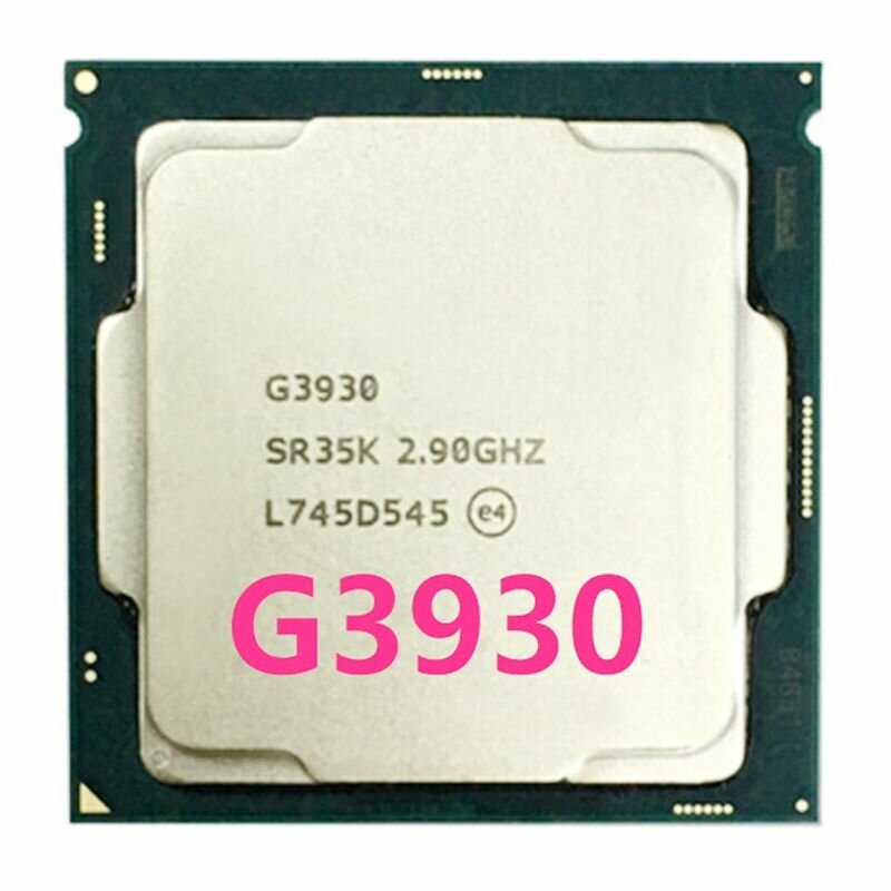 Процессор Целерон G3930 LGA 1151 2,9 ГГц двухъядерный MyPads
