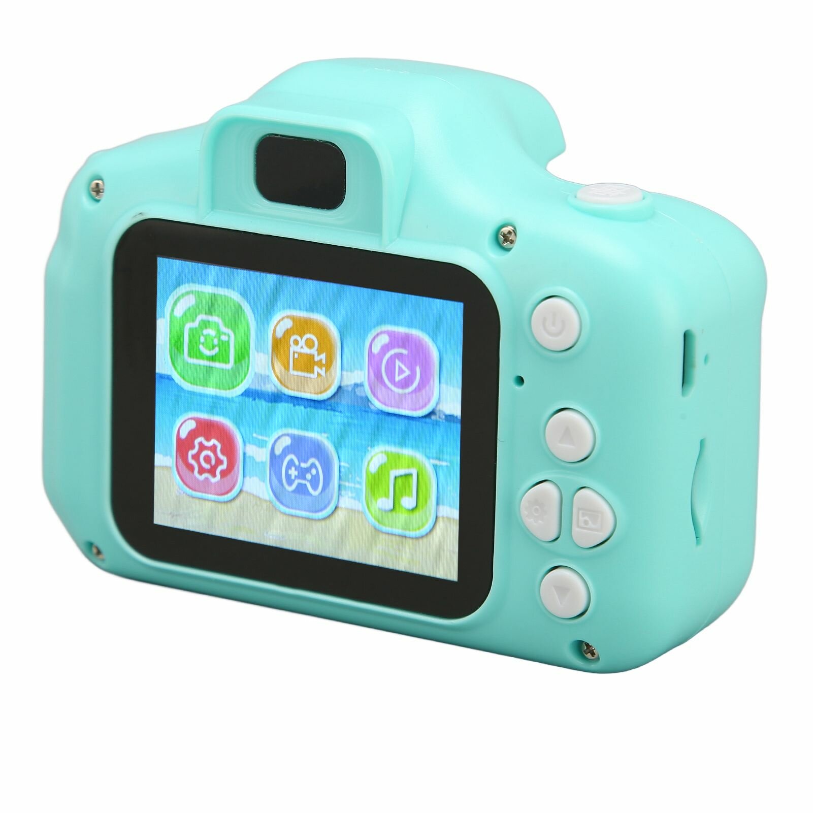 Детская камера, милый округлый дизайн, 2-дюймовый IPS-экран, детская цифровая камера с автоматической фокусировкой