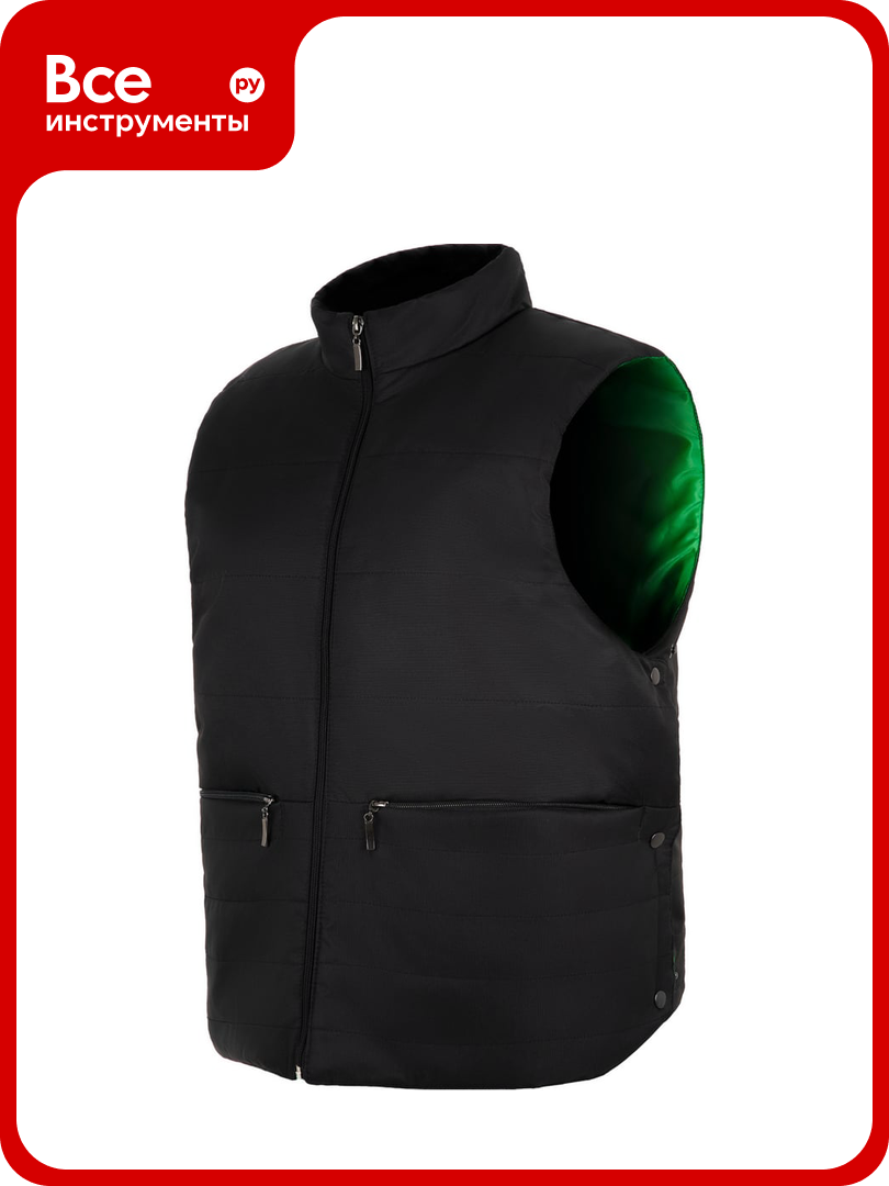 Жилет с подогревом EcoSapiens Hunter черный, размер 44-56 S316 B для вашего комфорта