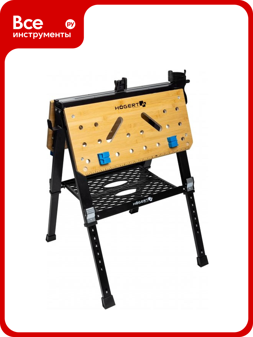 Складной верстак HOEGERT TECHNIK 700x650x915 HT7G540 из качественной стали