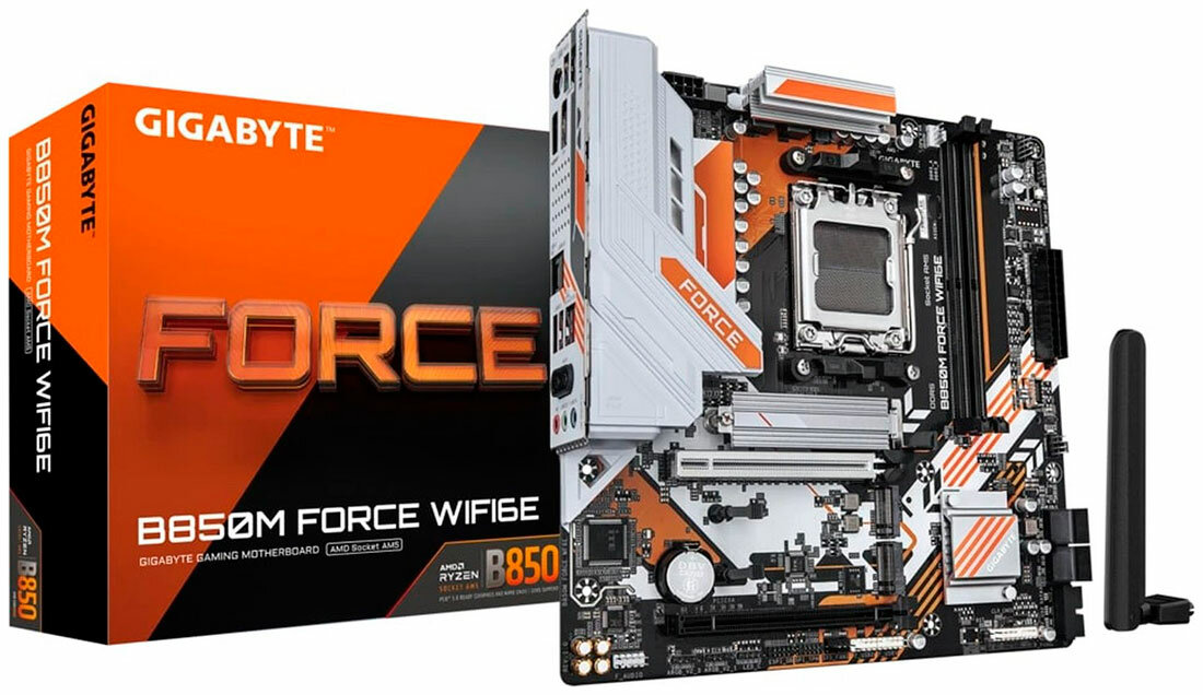 Материнская плата Gigabyte B850M FORCE WiFi6E (AM5, mATX)