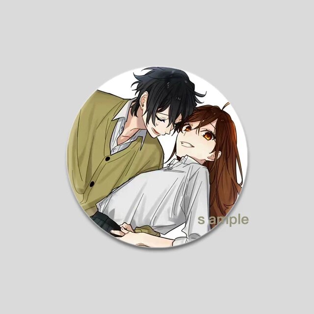 58/44/32 мм аниме CloverWorks, круглые мягкие пуговицы, милая брошь в виде фигуры для рюкзака, украшения одежды, модные подарки