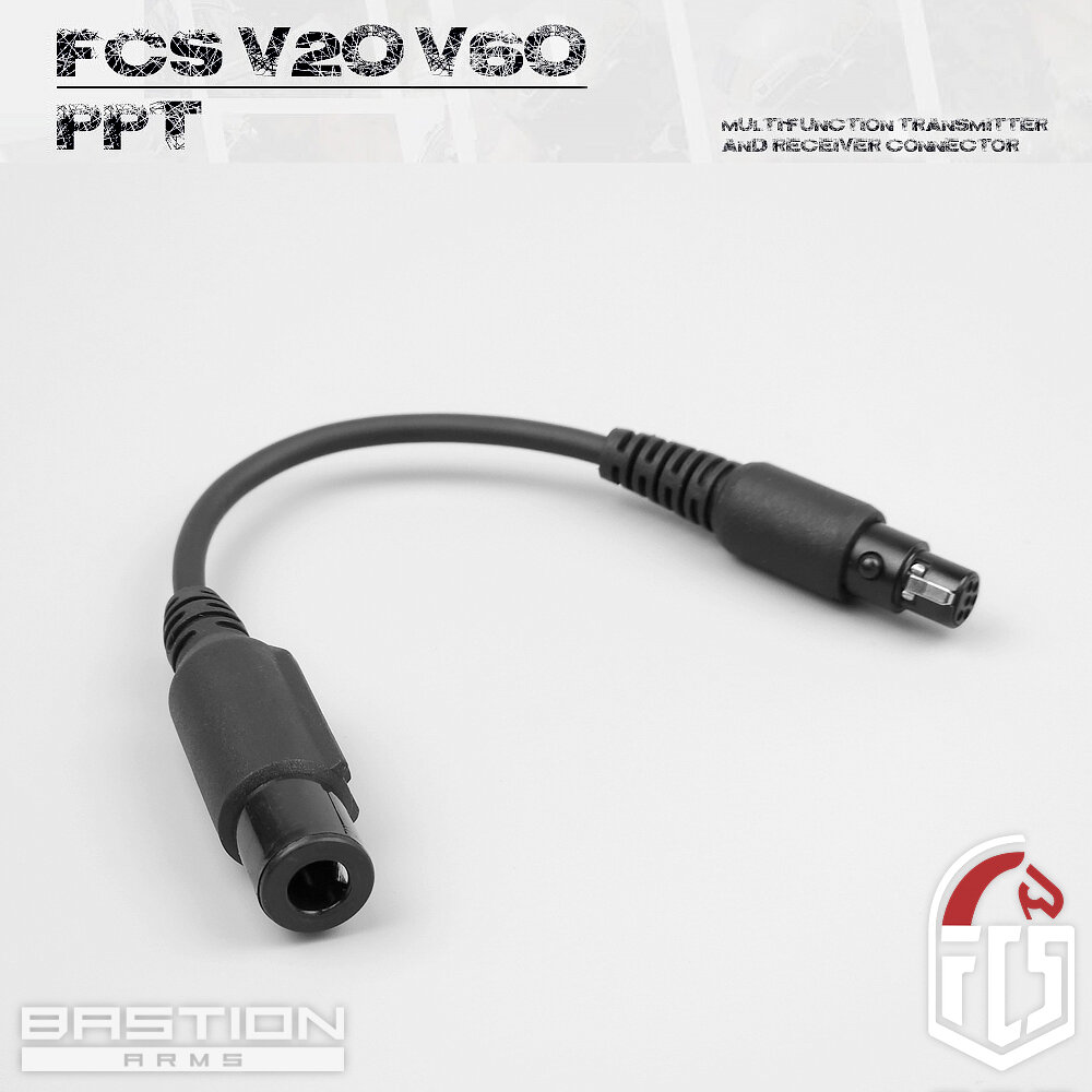 Коннектор кнопки PTT V20/V60 для кабеля U174/U MILITARY, цвет Bk