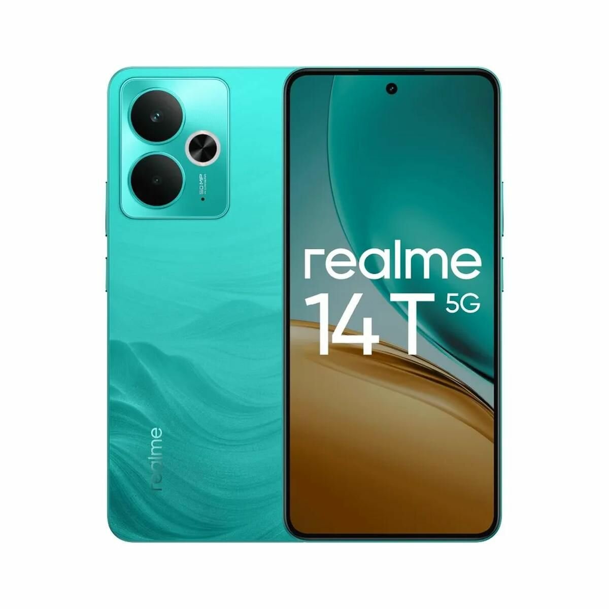 Смартфон Realme 14T 5G 8+256 RMX5078 8+256 зеленый