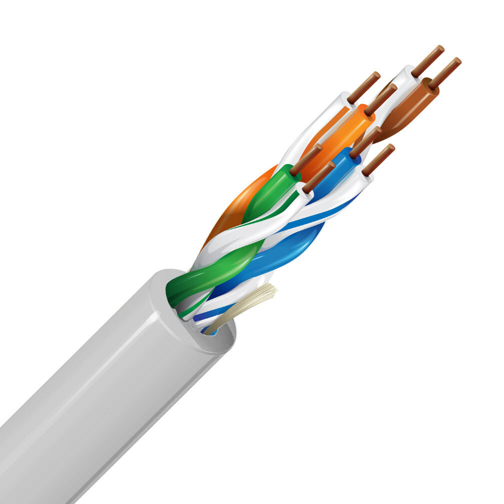 Кабель витая пара в нарезку BELDEN 1583ENH.00500 Gray, 1 м