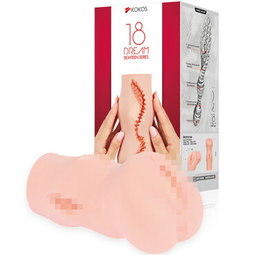 Kokos Dream, телесный Мастурбатор-вагина с двойным слоем материала