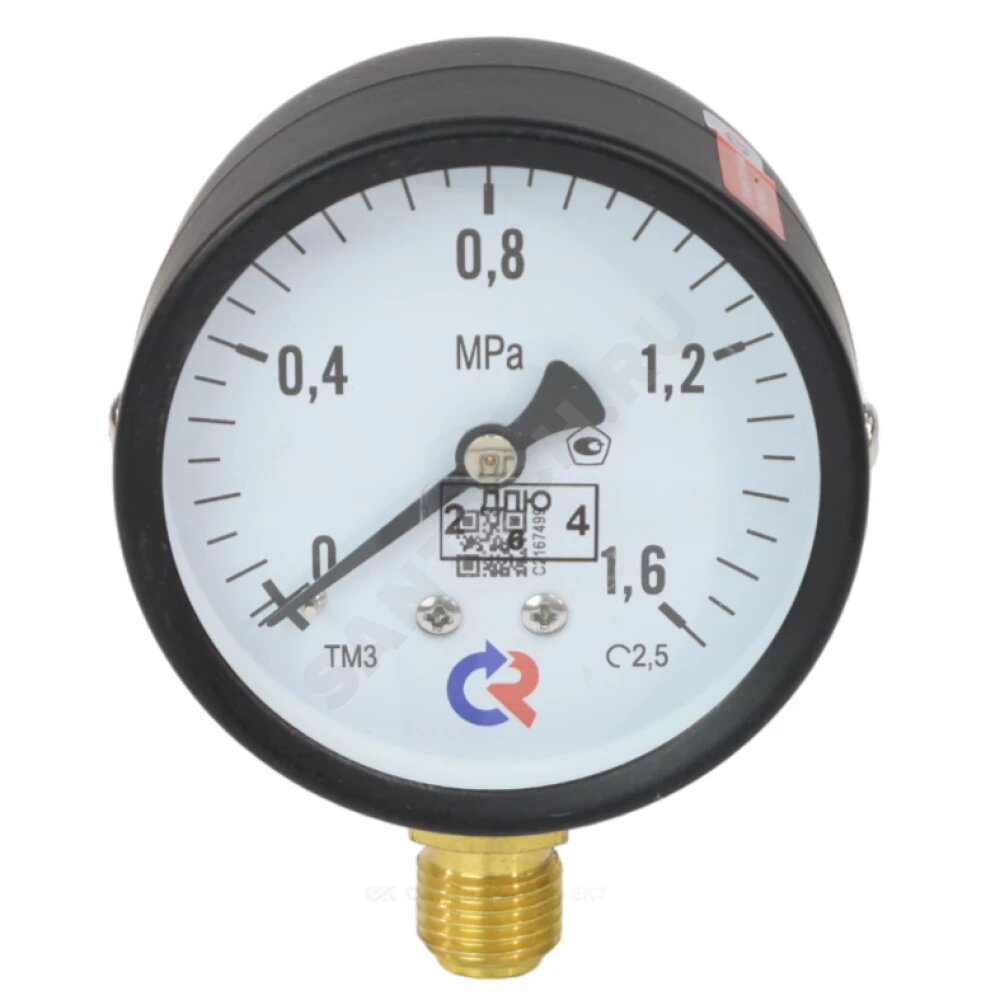 Манометр ТМ-310Р.00 радиальный Дк63мм 0-1,0 МПа кл.1,5 G1/4" Росма 00000009573