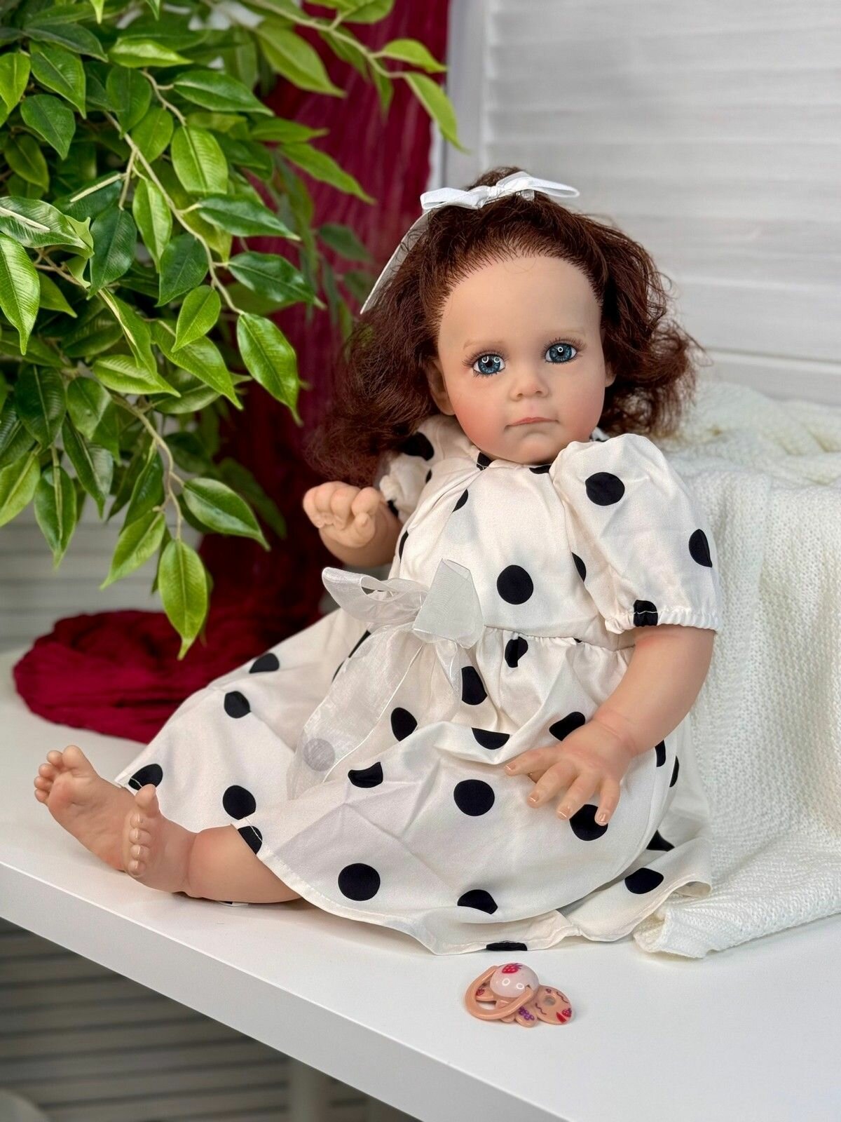 Кукла Реборн мягконабивная 60 см