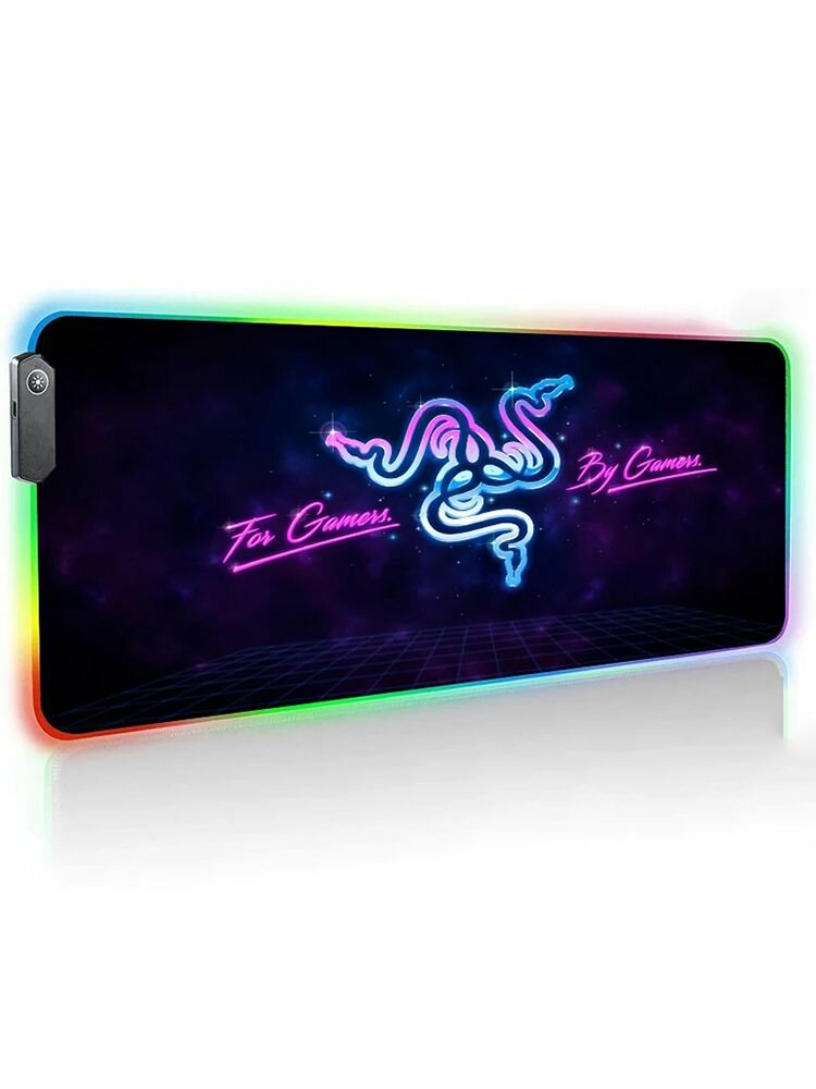 Игровой коврик Razer, для мыши и клавиатуры, нескользящая поверхность