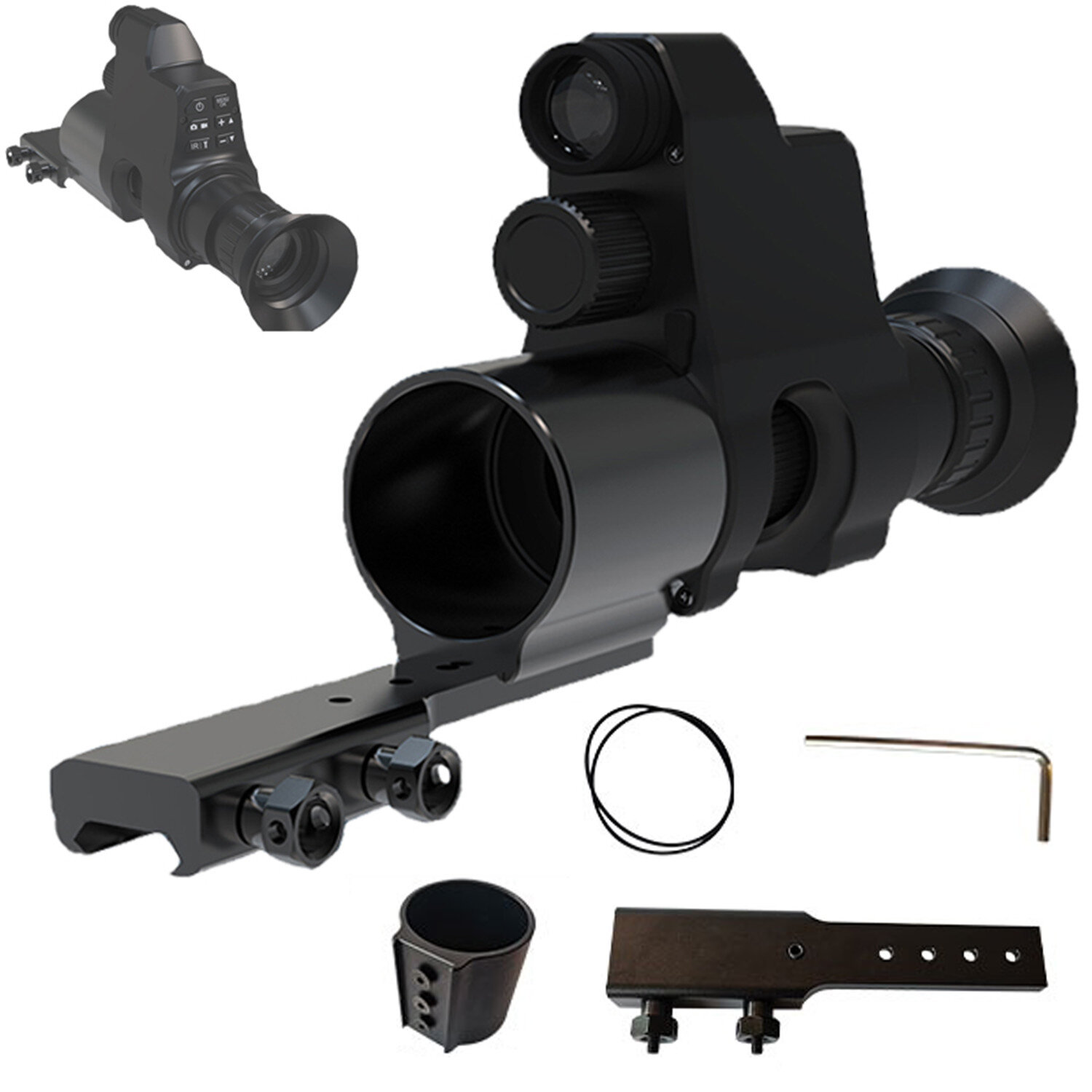 NV4B 300MP 25mm цифровой ночной монокуляр- телескоп, инфракрасный иллюминатор для фотографии и видеозаписи, дальность 984 футов, 1080P ночной монокуляр- телескоп, для охоты, кемпинга и наблюдения