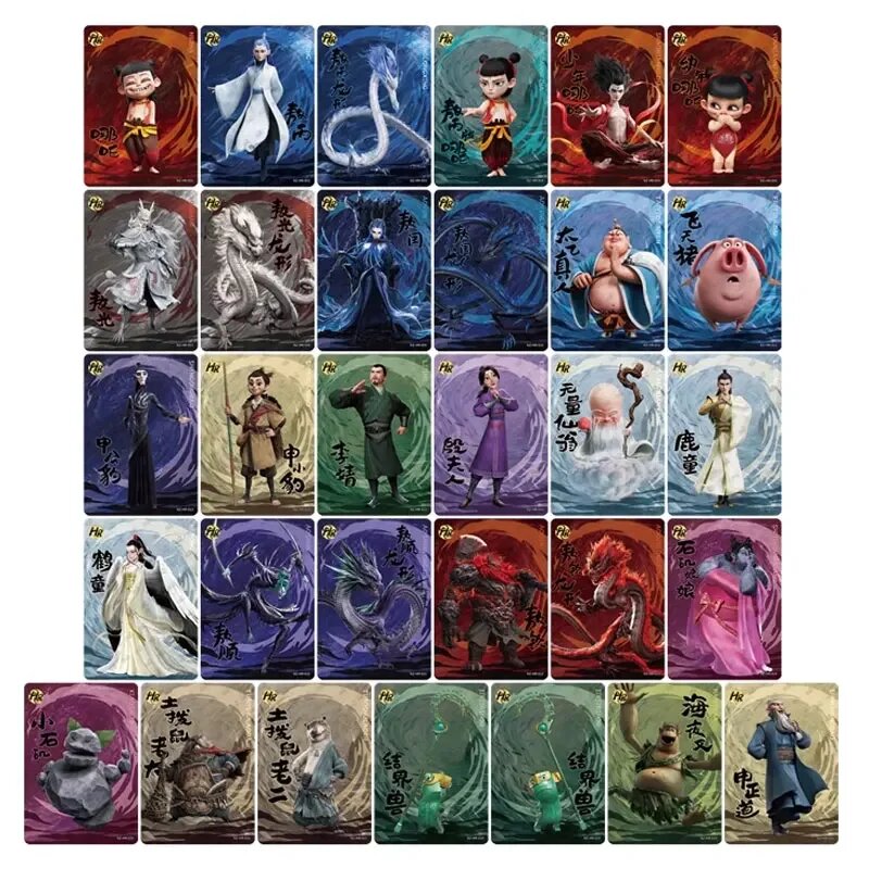 Коллекционная карта KAYOU Ne Zha 2 The Demon Childs NaoHai Series 1 HR(001-031) Dou Tian Package, NZ-HR-a set 31PCS