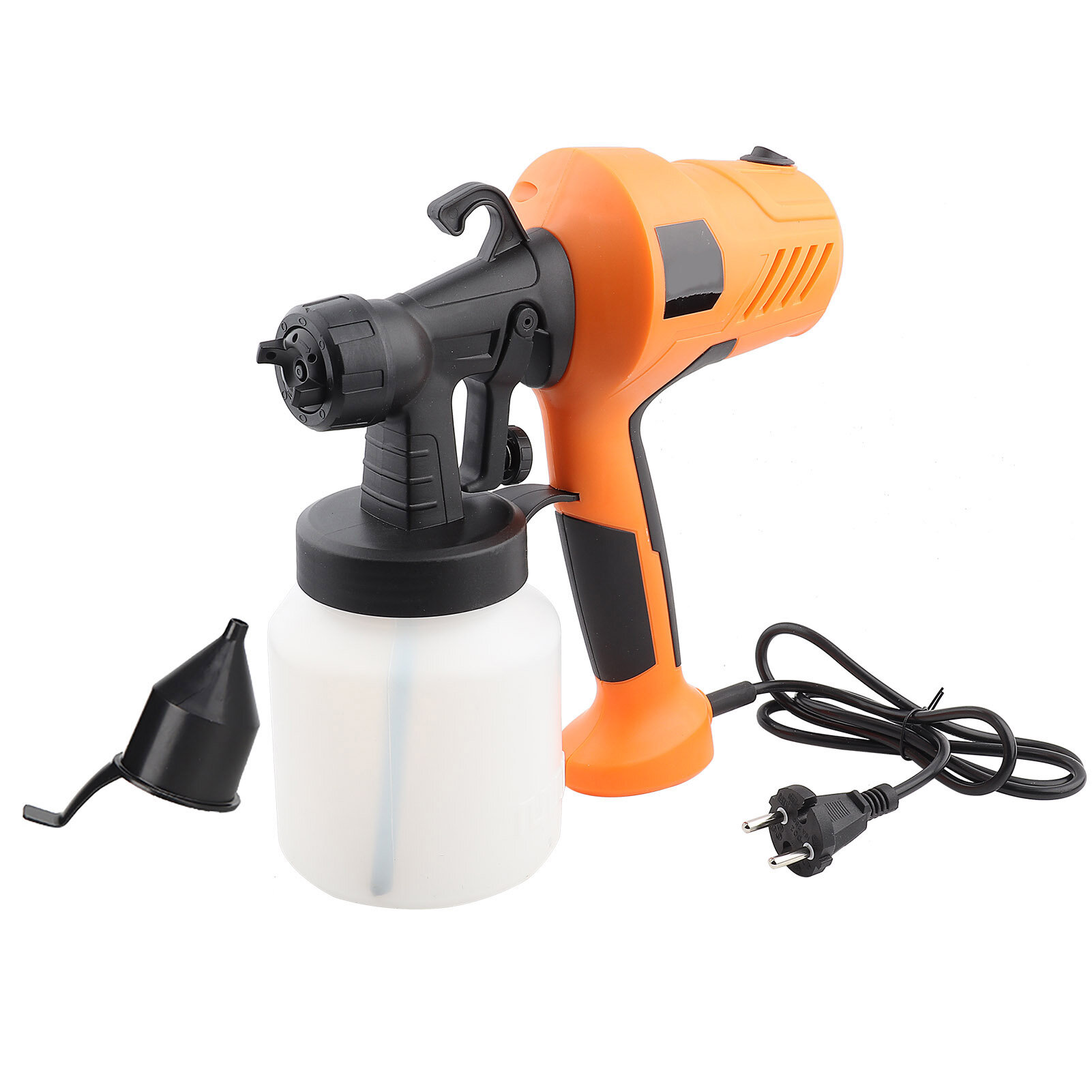 Высоковольтный электрический пистолет-распылитель спирта (вилка европейского стандарта) 220В оранжевый