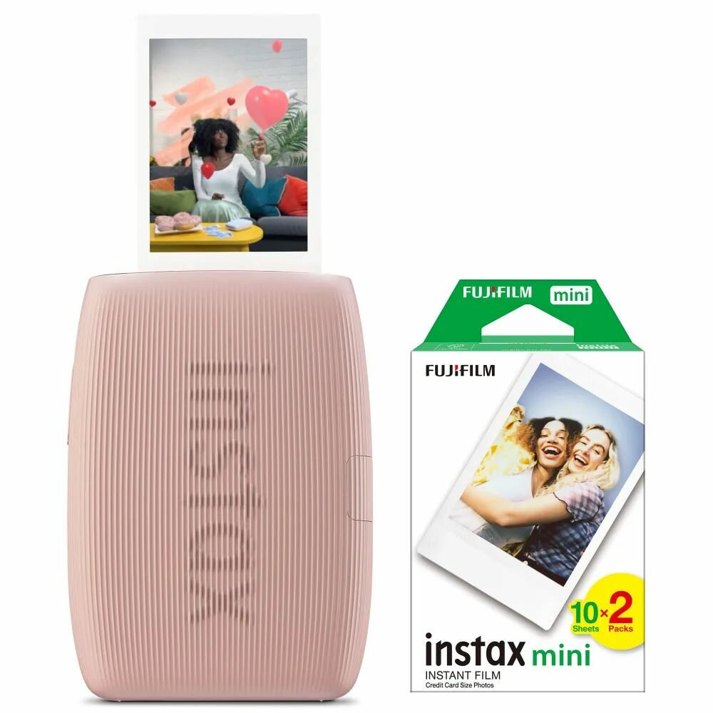 Комплект фотопринтера Fujifilm Instax Mini Link3 + 20 листов фотопленки Instax Mini