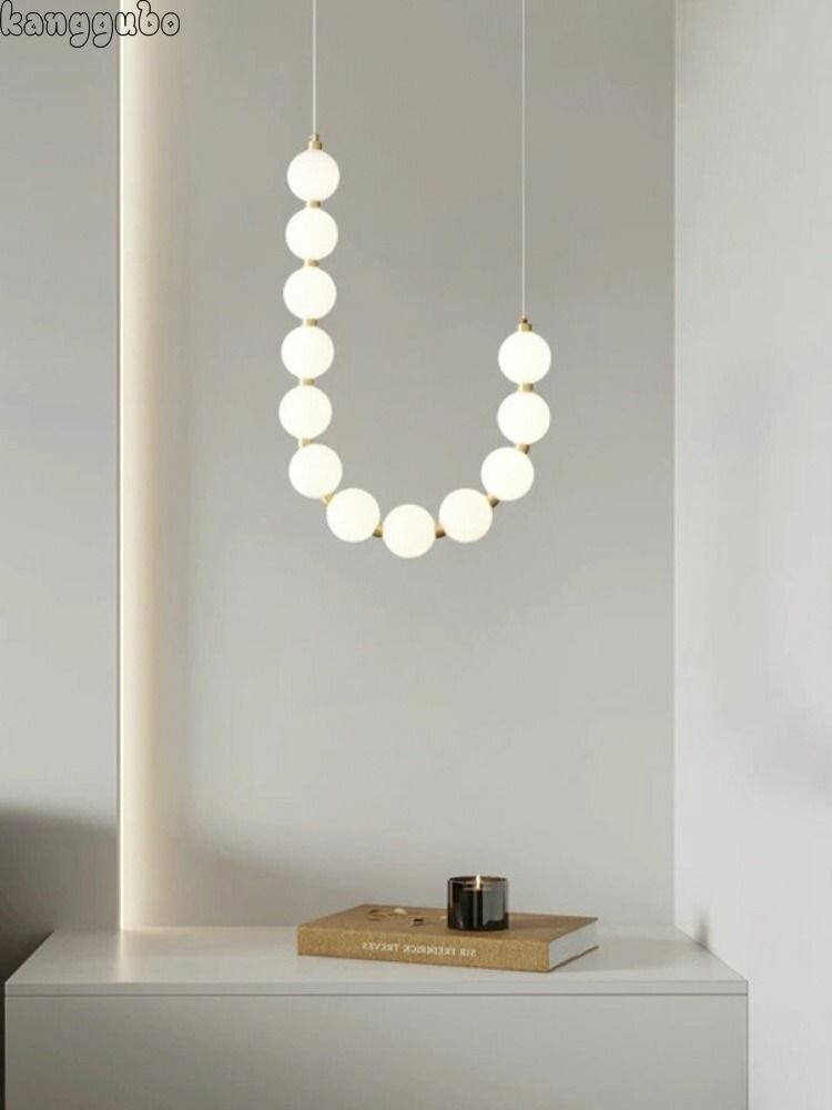 Люстра из французского жемчужного ожерелья Волшебные бобы