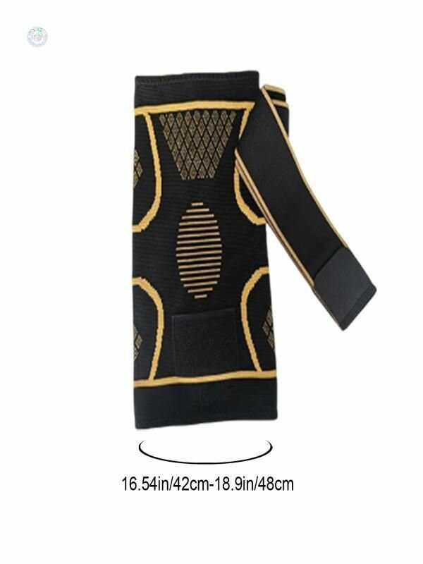 Спортивные наколенники из трикотажа с нейлоном для фитнеса, бега и активного отдыха защита и поддержка коленей