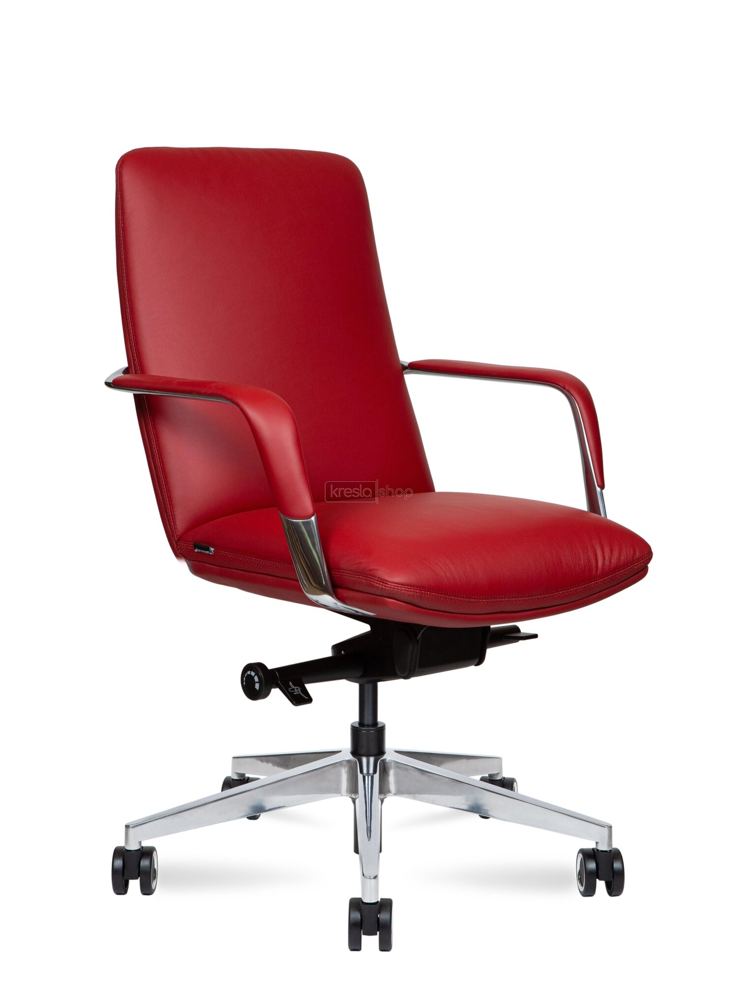 Кресло для переговорной Norden Neo LB HD-2218-6 L LB red красная кожа