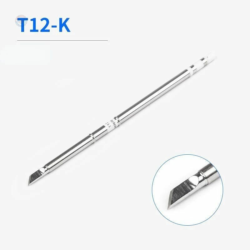 Паяльное жало T12-D24, T12-K, T12-ILS и другие формы для Hakko FX951, набор сменных наконечников для паяльной станции, термостойкие медные жалa для точной пайки микросхем