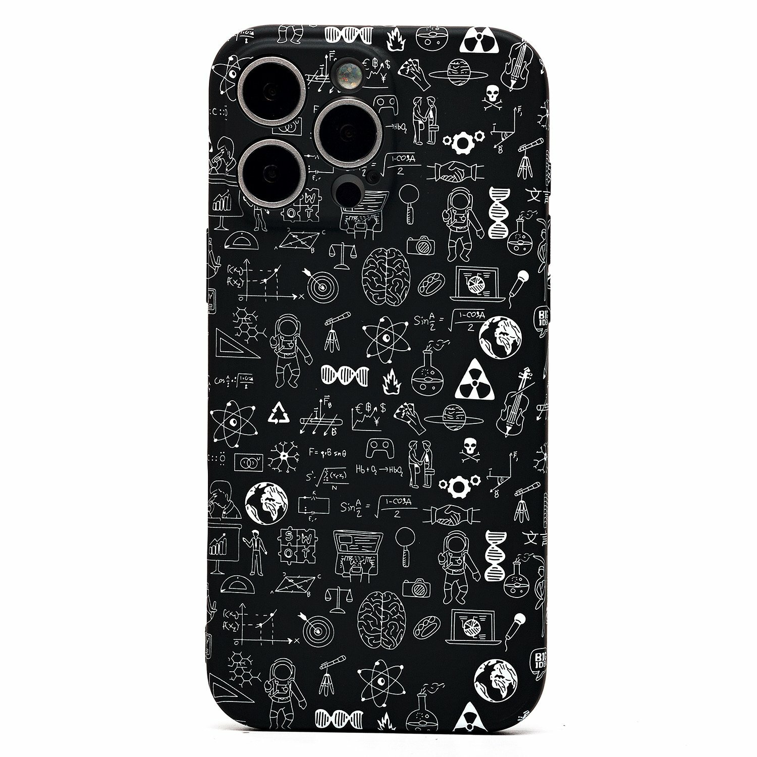 Чехол-накладка для Apple iPhone 16 Pro Max - (141) (черный) Luxo Creative
