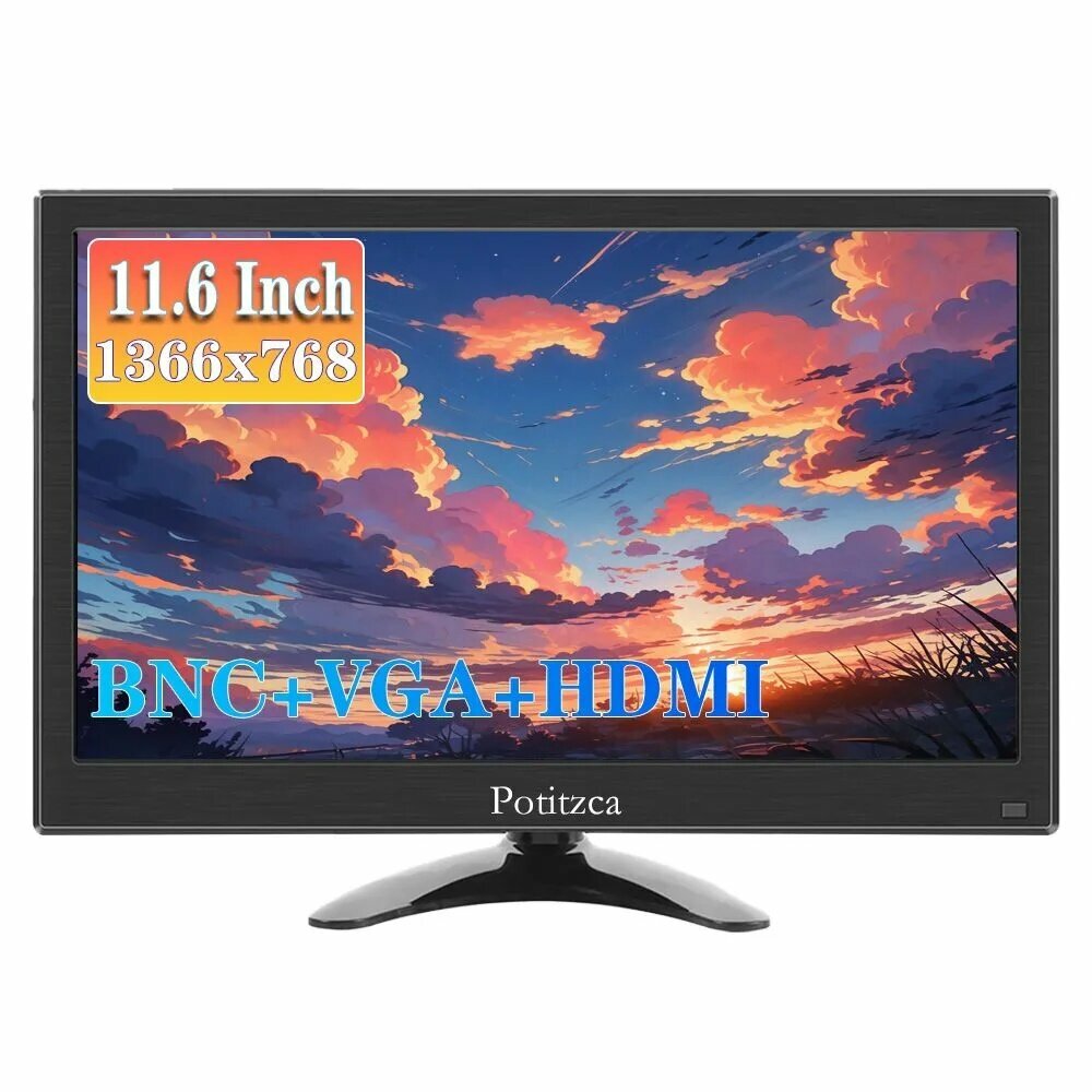 11.6" Монитор 11.6, черный