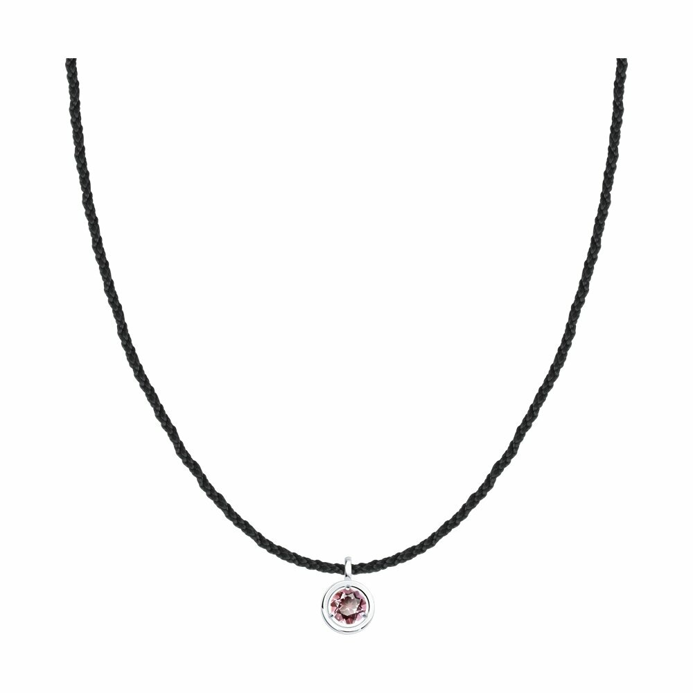 Колье, серебро, 925 проба, кристалл