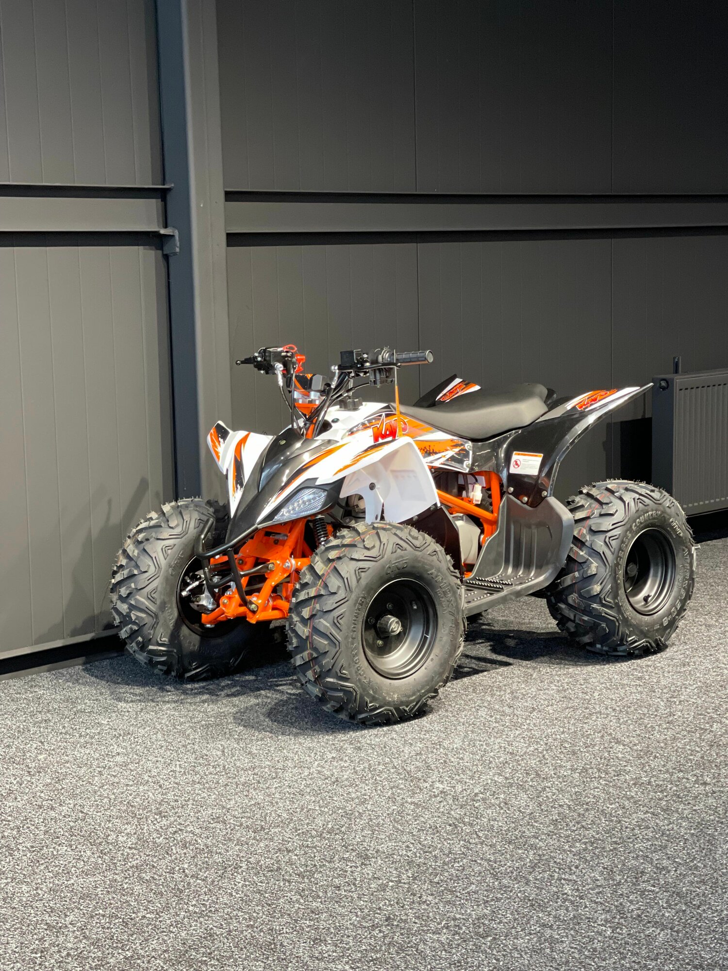 Квадроцикл (комплект для сборки) KAYO AT110_белый пластик (с ПТС в заводской упаковке)