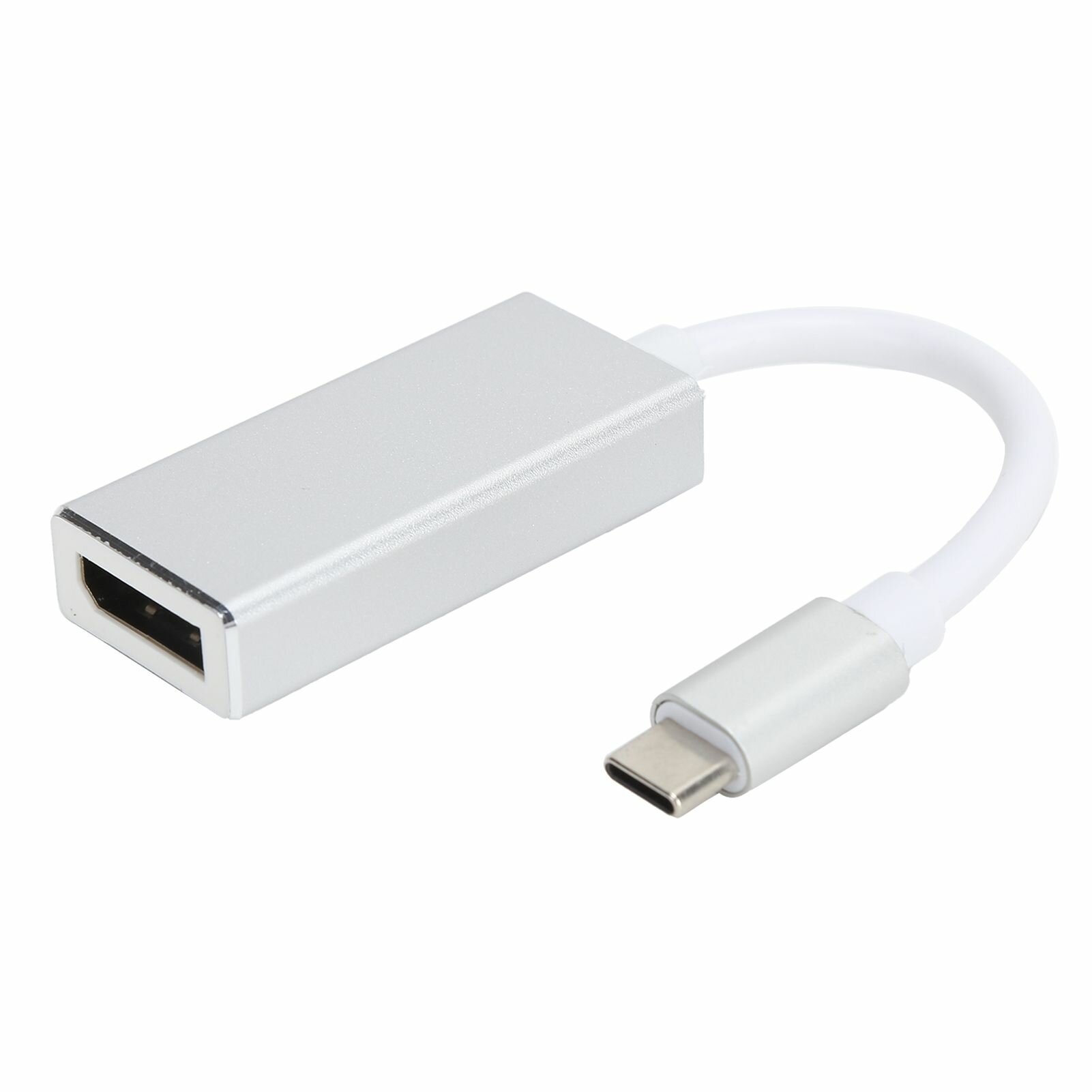 Кабель Type-C - DisplayPort, серебристый
