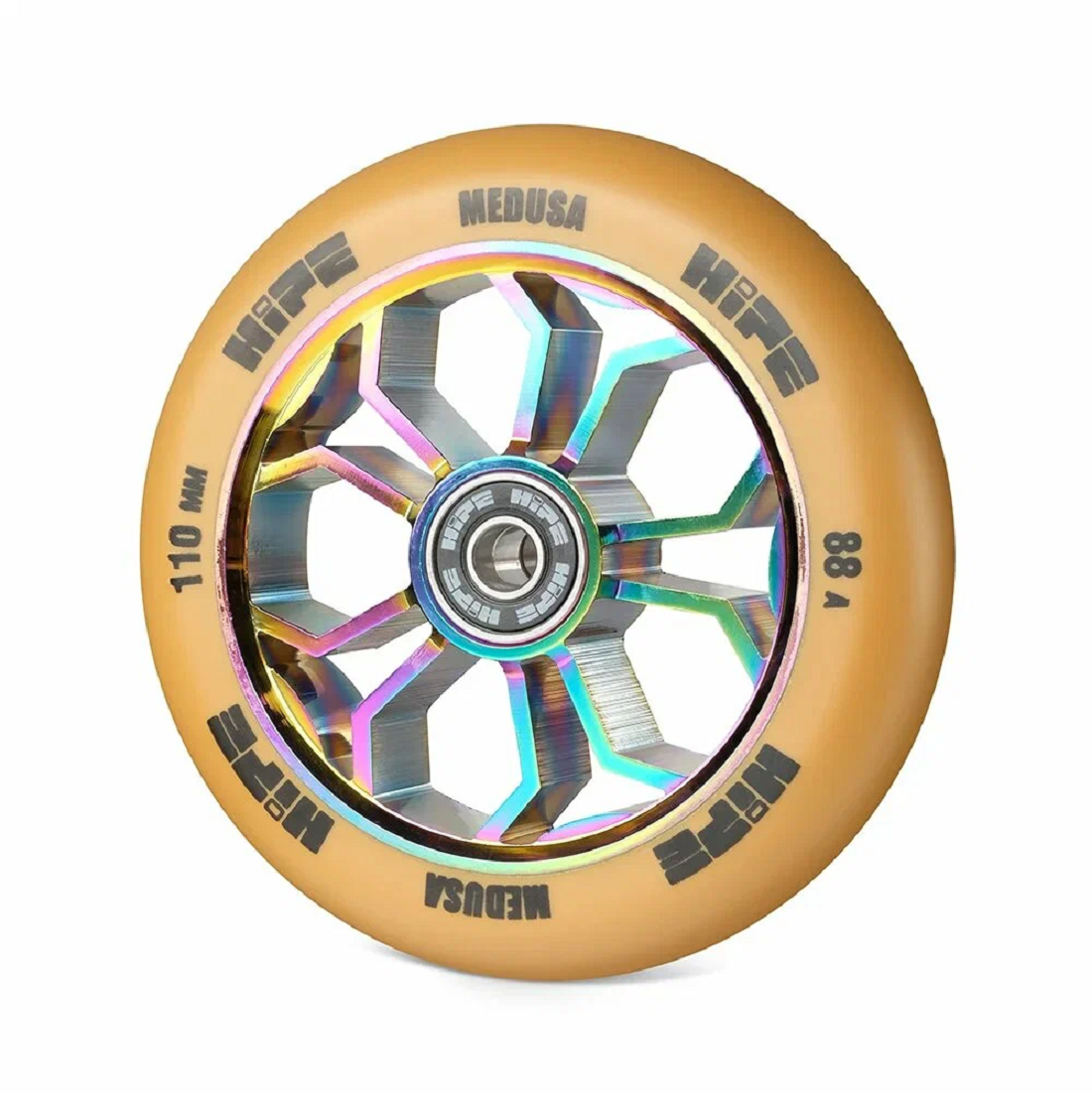 Колесо для самоката Hipe Medusa Wheel Lmt36 110мм Brown/core Neo Chrom