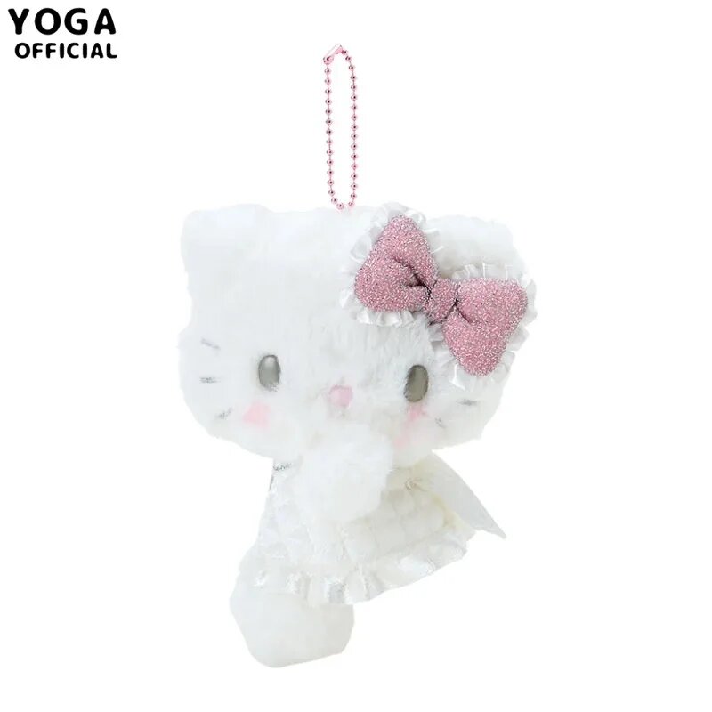 Брелок MINISO Hello Kitty, мягкий, полипропиленовый хлопок, белый
