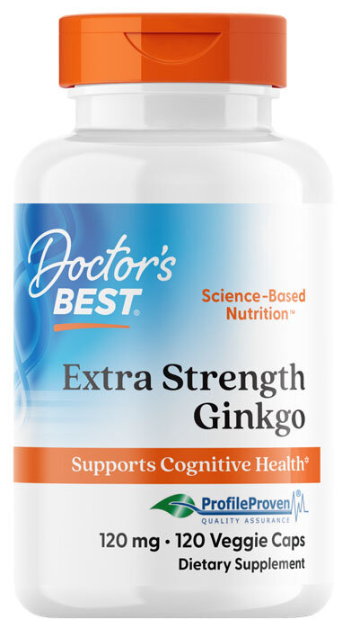 Доктор бэст гинкго билоба стронг N120 капс массой 480мг