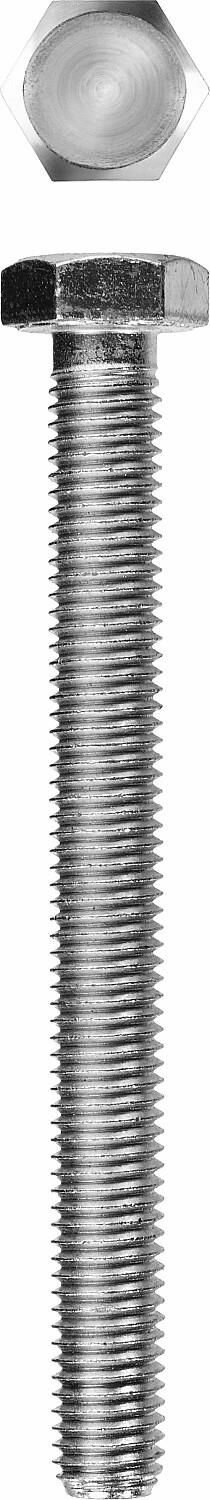 Болт ЗУБР ГОСТ 7798-70, кл. пр.5.8, M12 х 120 мм, цинк, 5 кг 303080-12-120