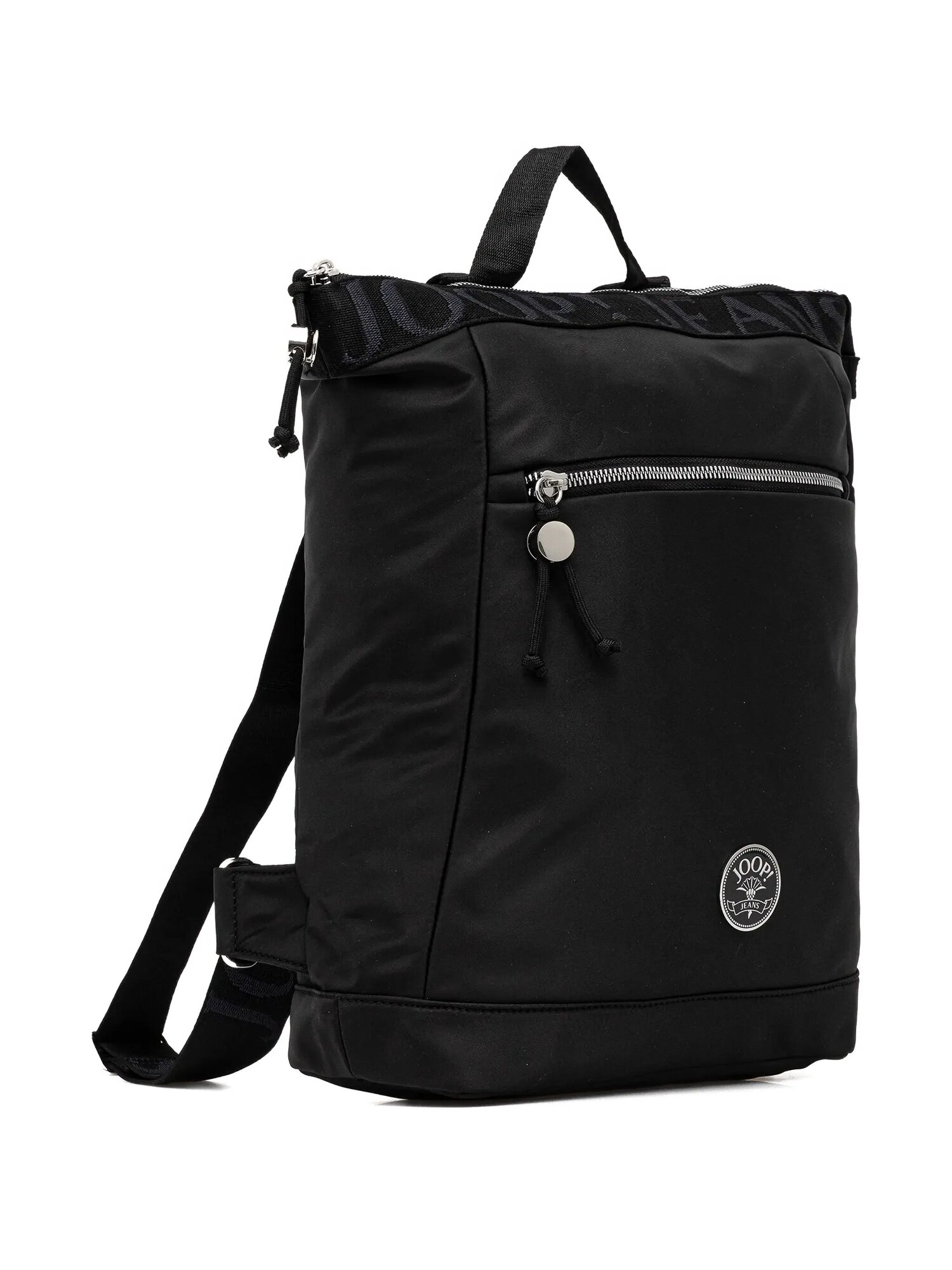 Сумка JOOP! Logo-detail top-zip backpack, черный/черный — фото 1