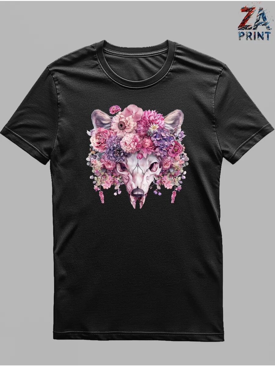 Футболка арт лиса