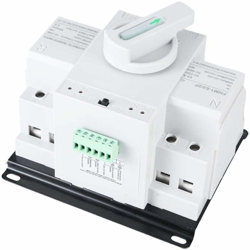 Ручные переключатели двойного питания 2P 63A 220В